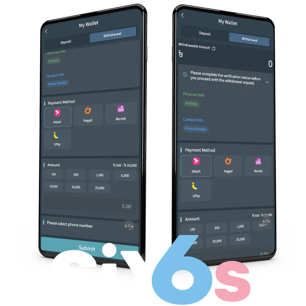 Withdrawal Options at Six6s Casino: Rules, Limits, Time in Bangladesh